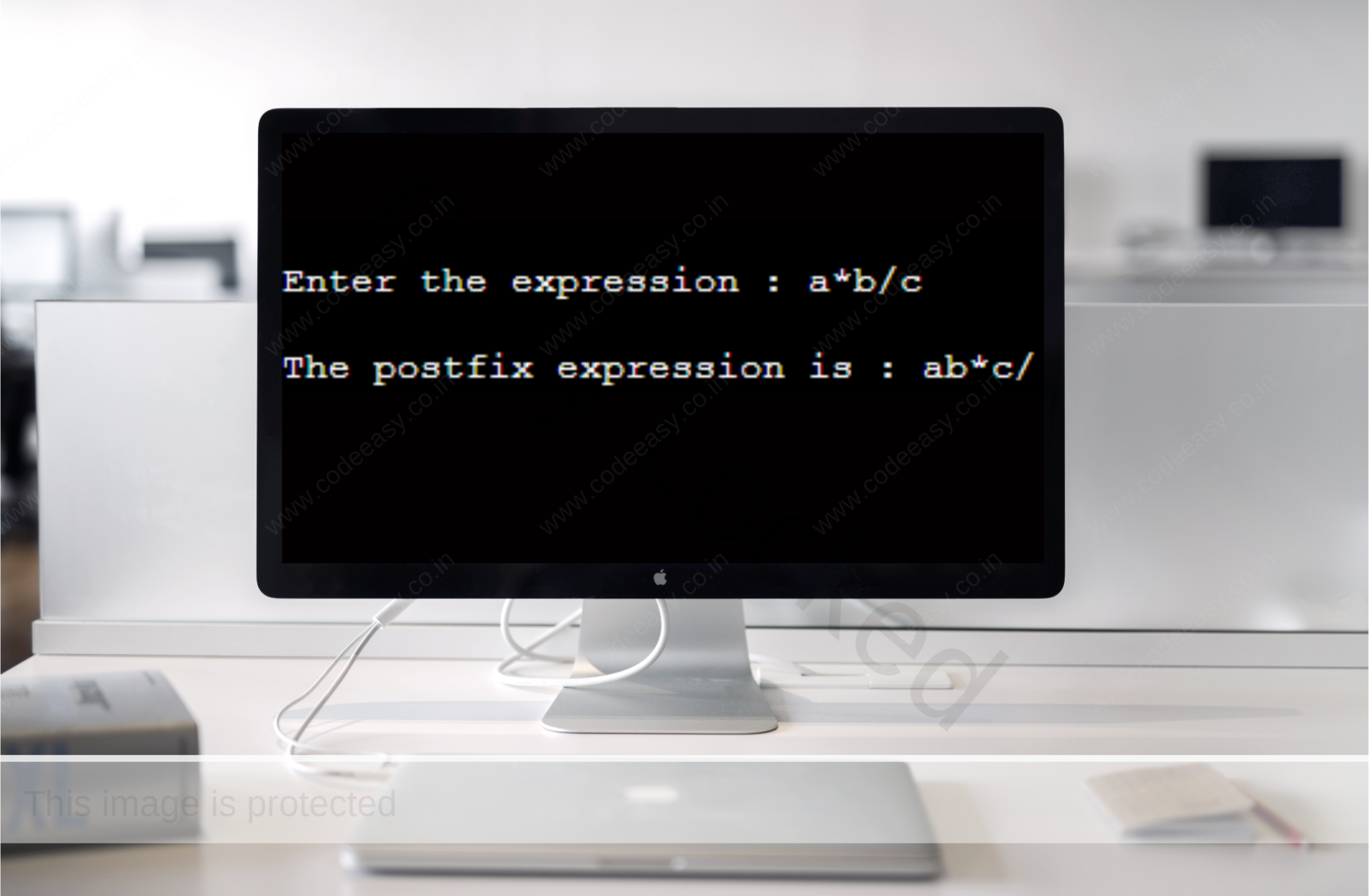 Easy Infix To Postfix Conversion Code
