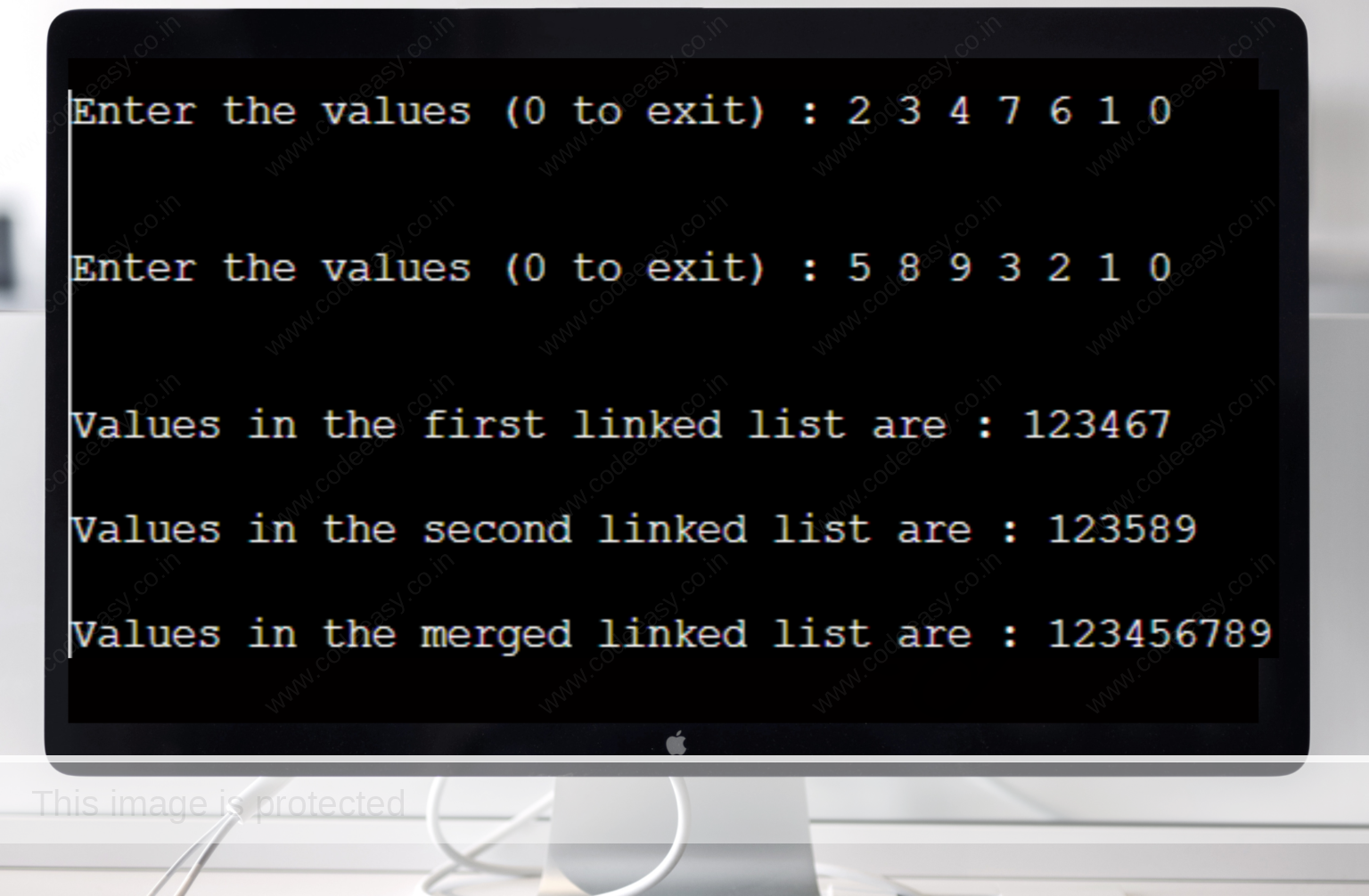 Easy Linked List Merging code