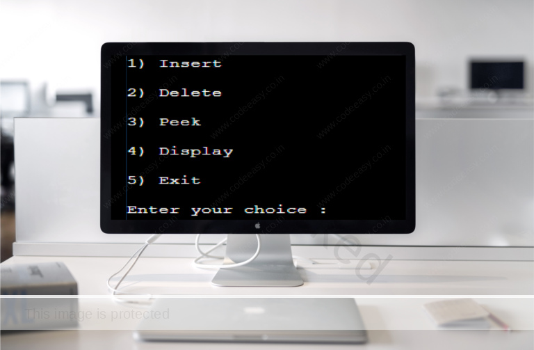 Easy Linear Queue using Linked List Code